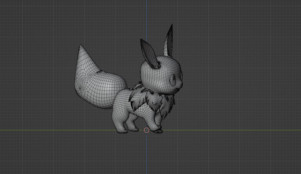 Eevee - Pokemon 3D Model by Summerforce