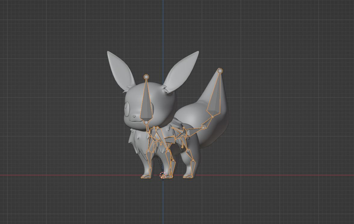 Eevee - Pokemon 3D Model by Summerforce