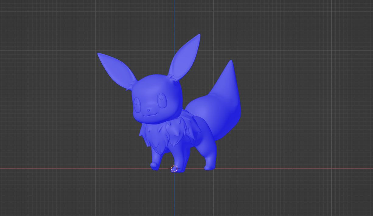 Eevee - Pokemon 3D Model by Summerforce