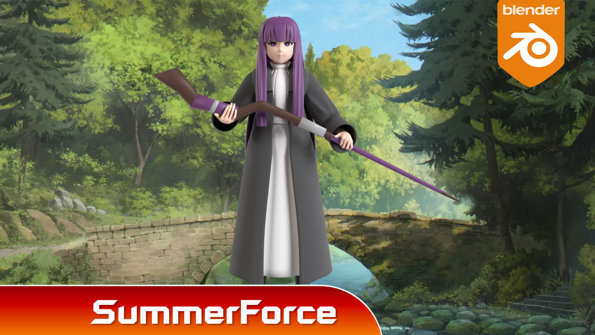 Fern - Frieren Beyond Journey End 3D Model by Summerforce