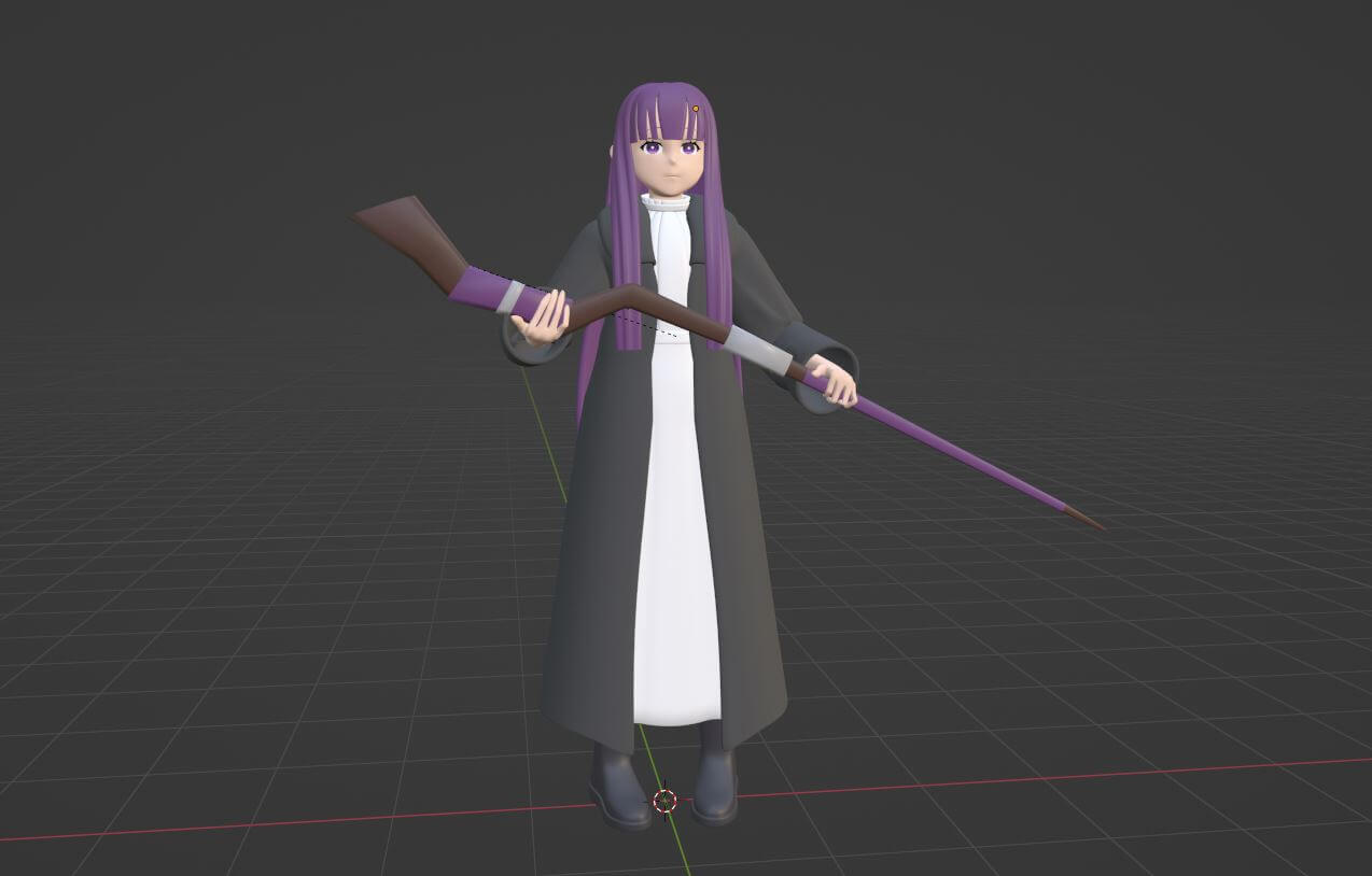 Fern - Frieren Beyond Journey End 3D Model by Summerforce