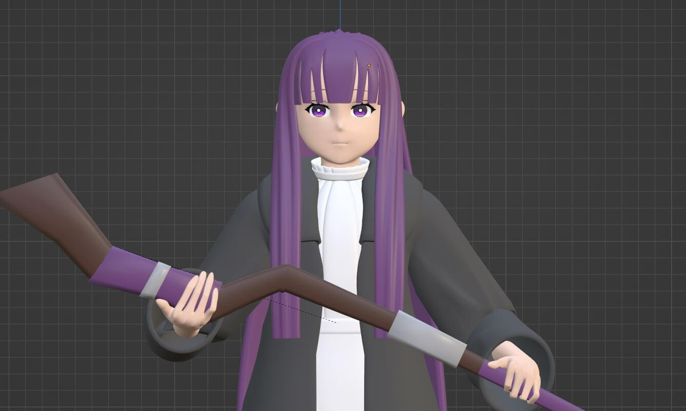 Fern - Frieren Beyond Journey End 3D Model by Summerforce