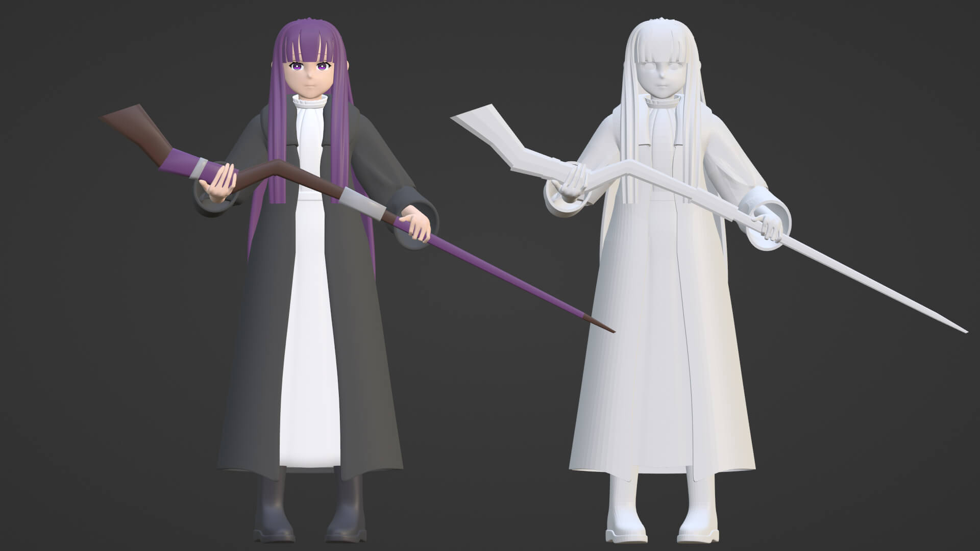 Fern - Frieren Beyond Journey End 3D Model by Summerforce