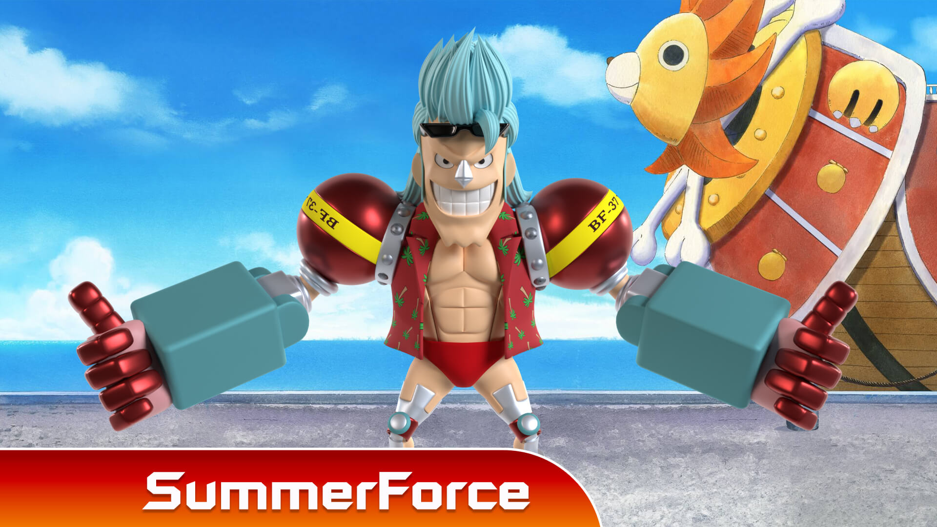 Franky SD - One Piece 3D Model by Summerforce