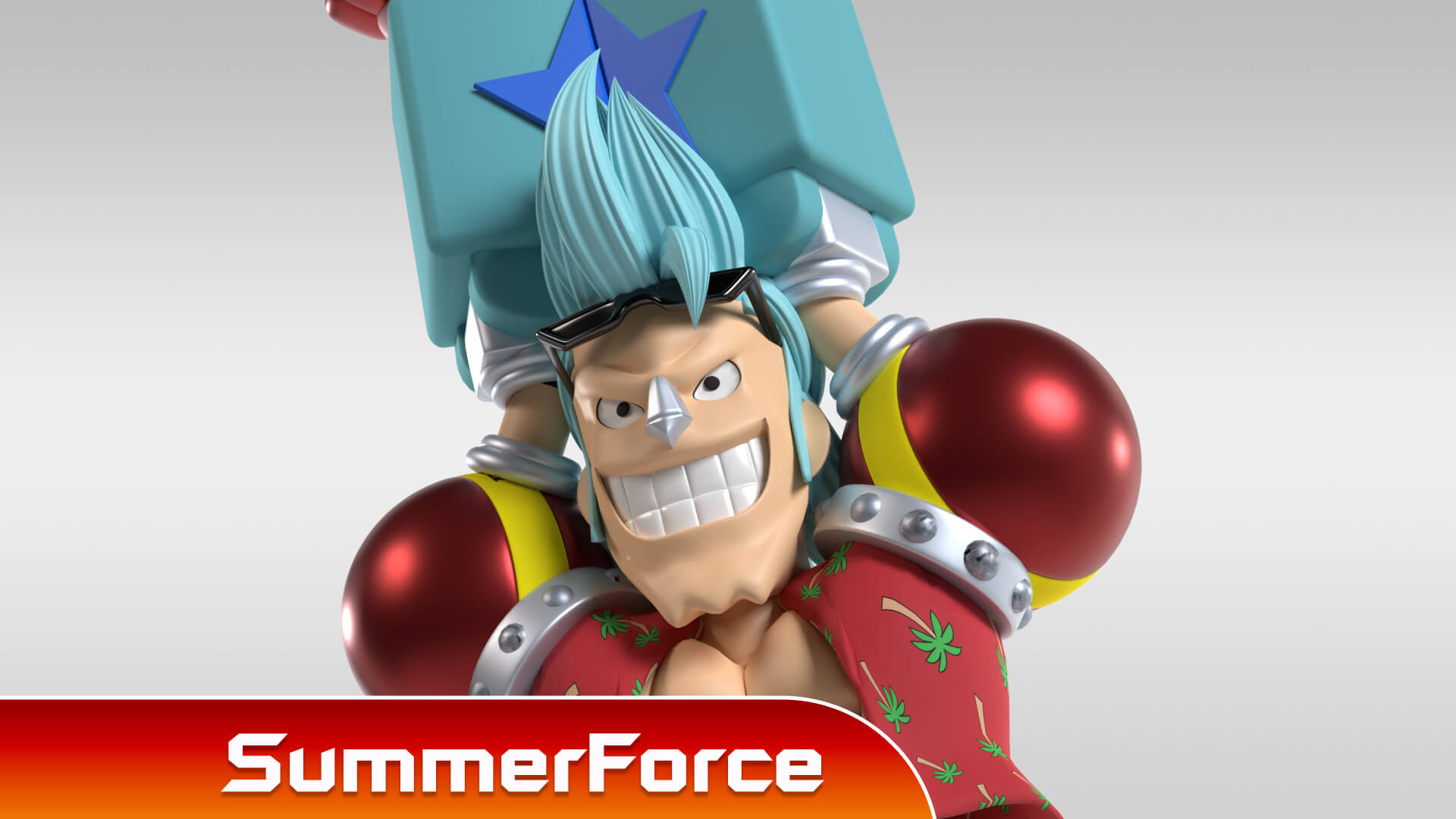 Franky SD - One Piece 3D Model by Summerforce