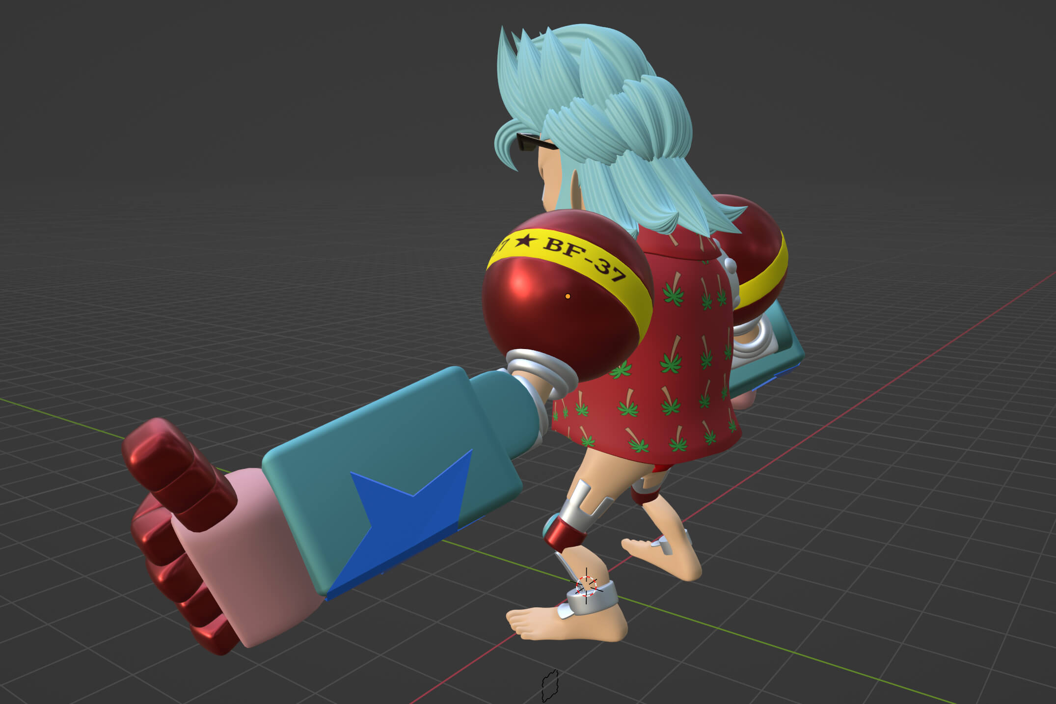 Franky SD - One Piece 3D Model by Summerforce
