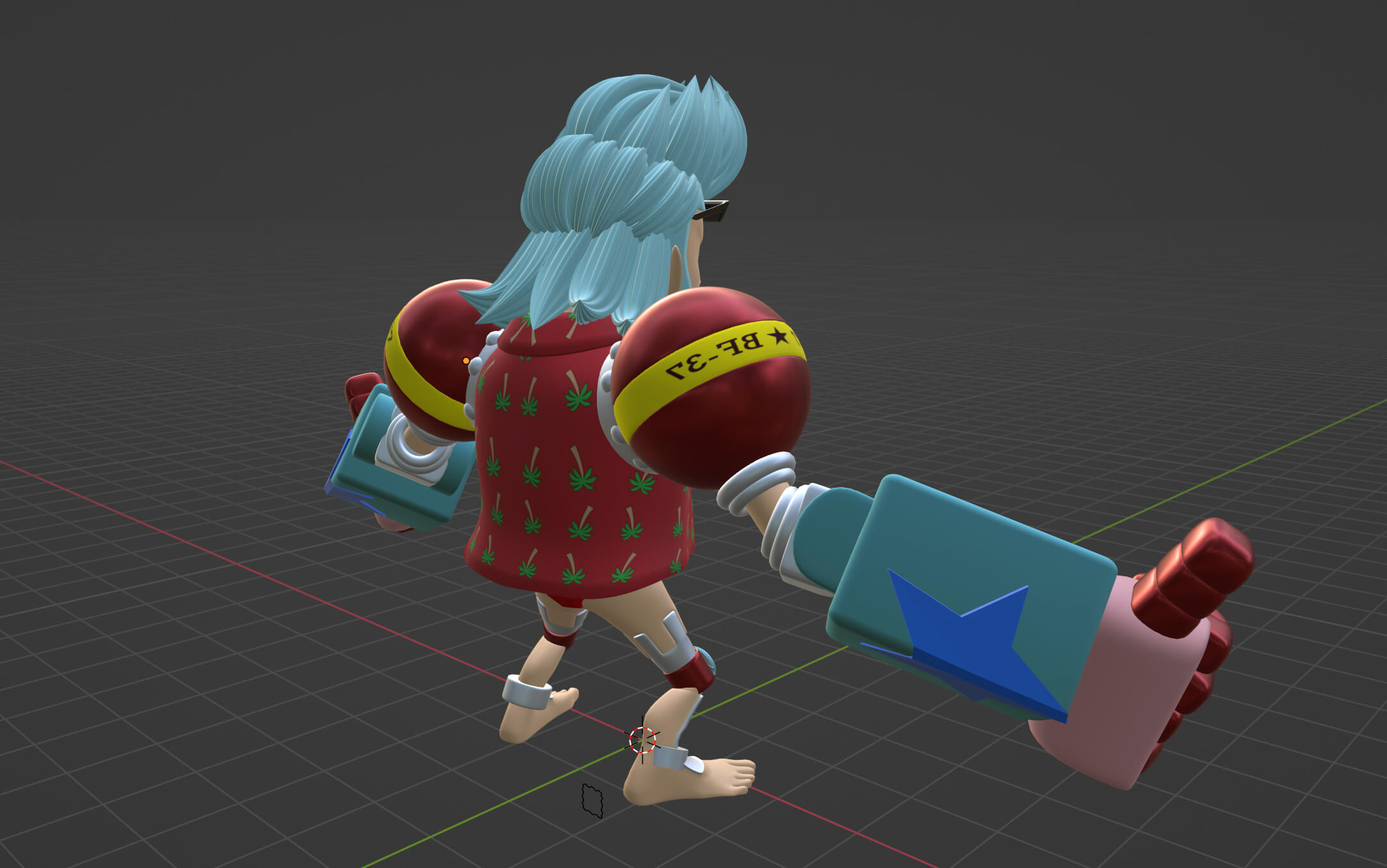Franky SD - One Piece 3D Model by Summerforce