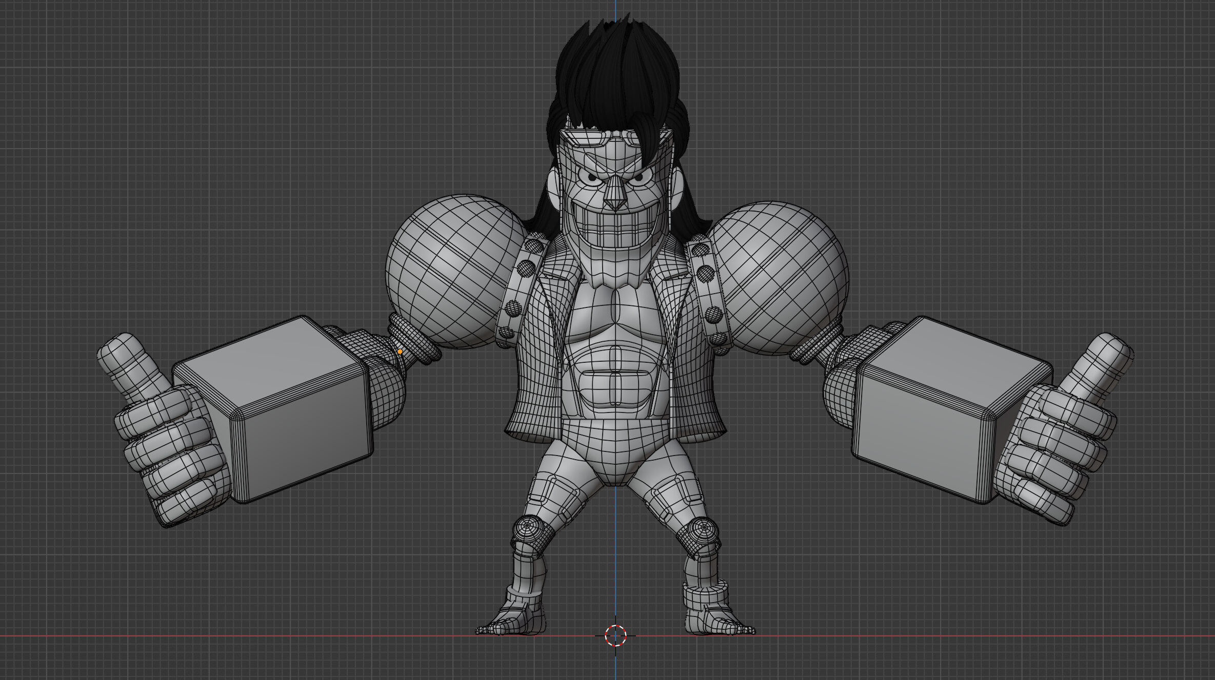 Franky SD - One Piece 3D Model by Summerforce