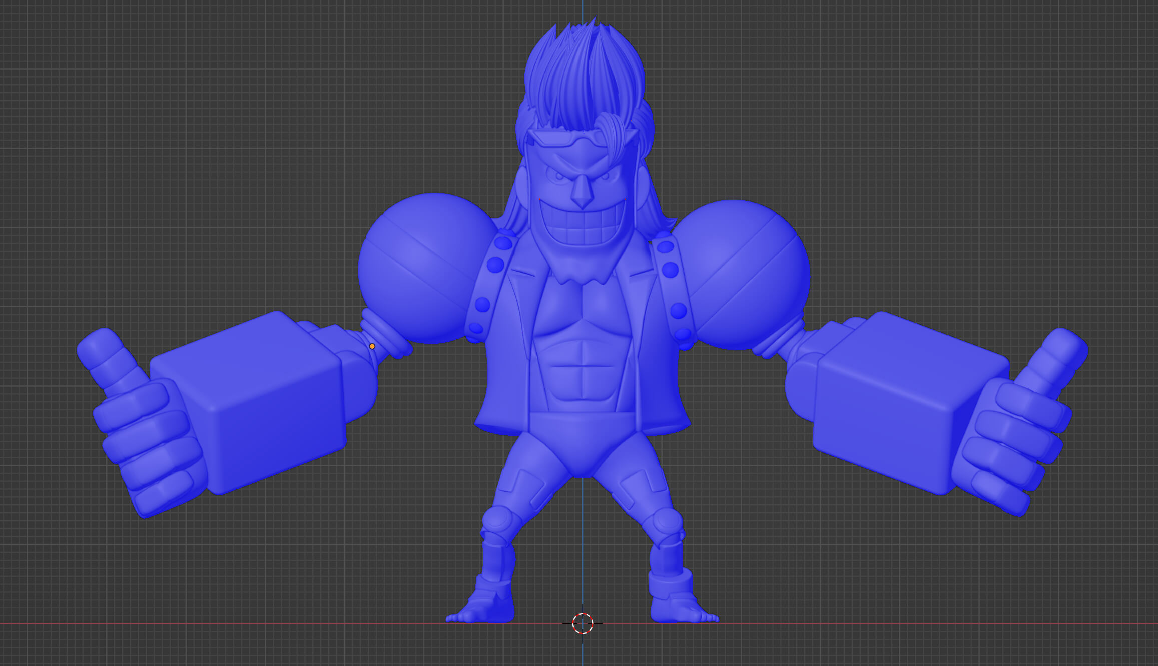 Franky SD - One Piece 3D Model by Summerforce