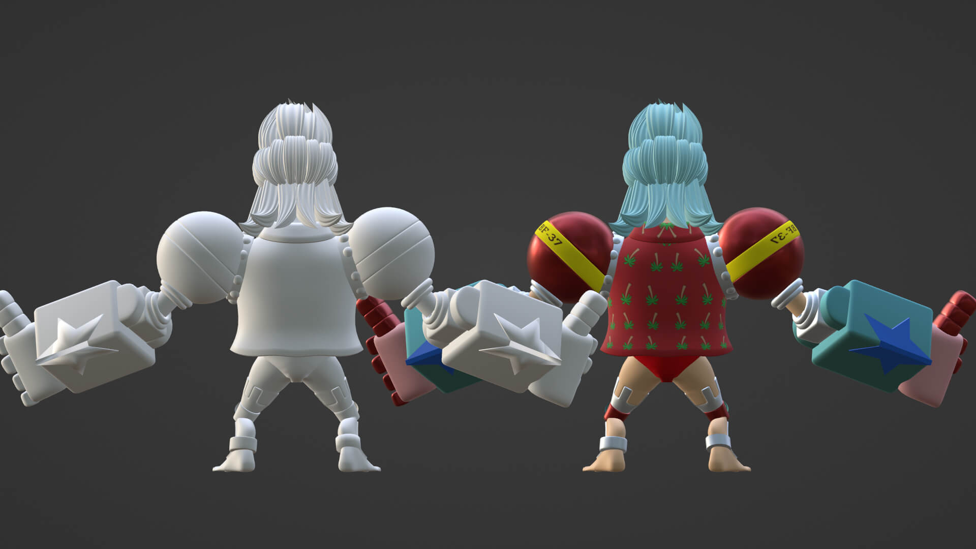 Franky SD - One Piece 3D Model by Summerforce