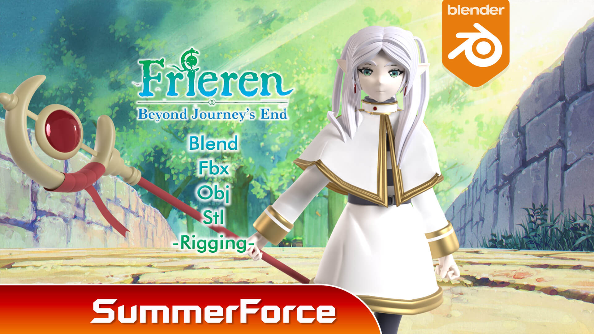 Frieren - Frieren Beyond Journey End 3D Model by Summerforce