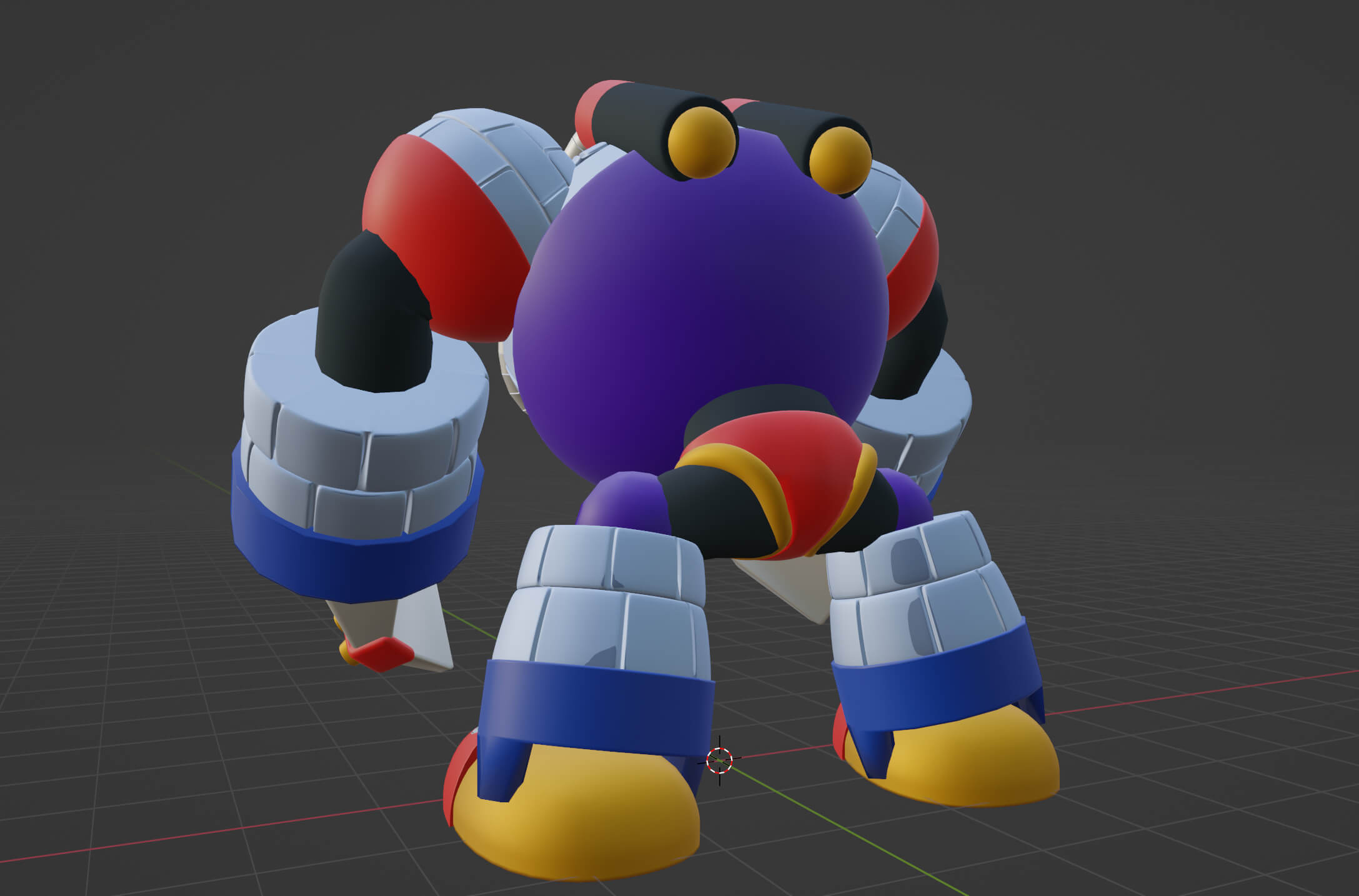 Frostman - Megaman 8 3D Model by Summerforce