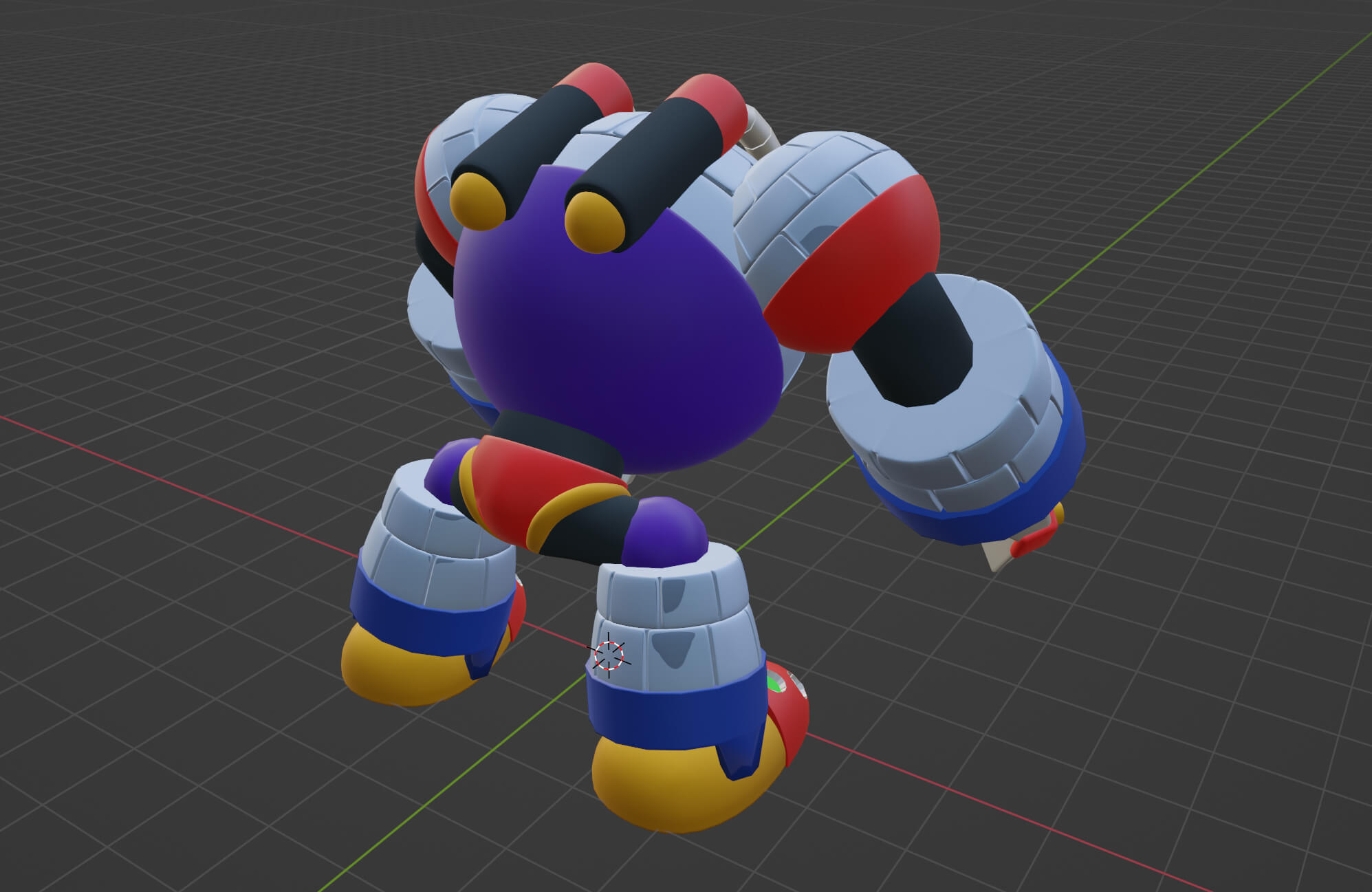 Frostman - Megaman 8 3D Model by Summerforce