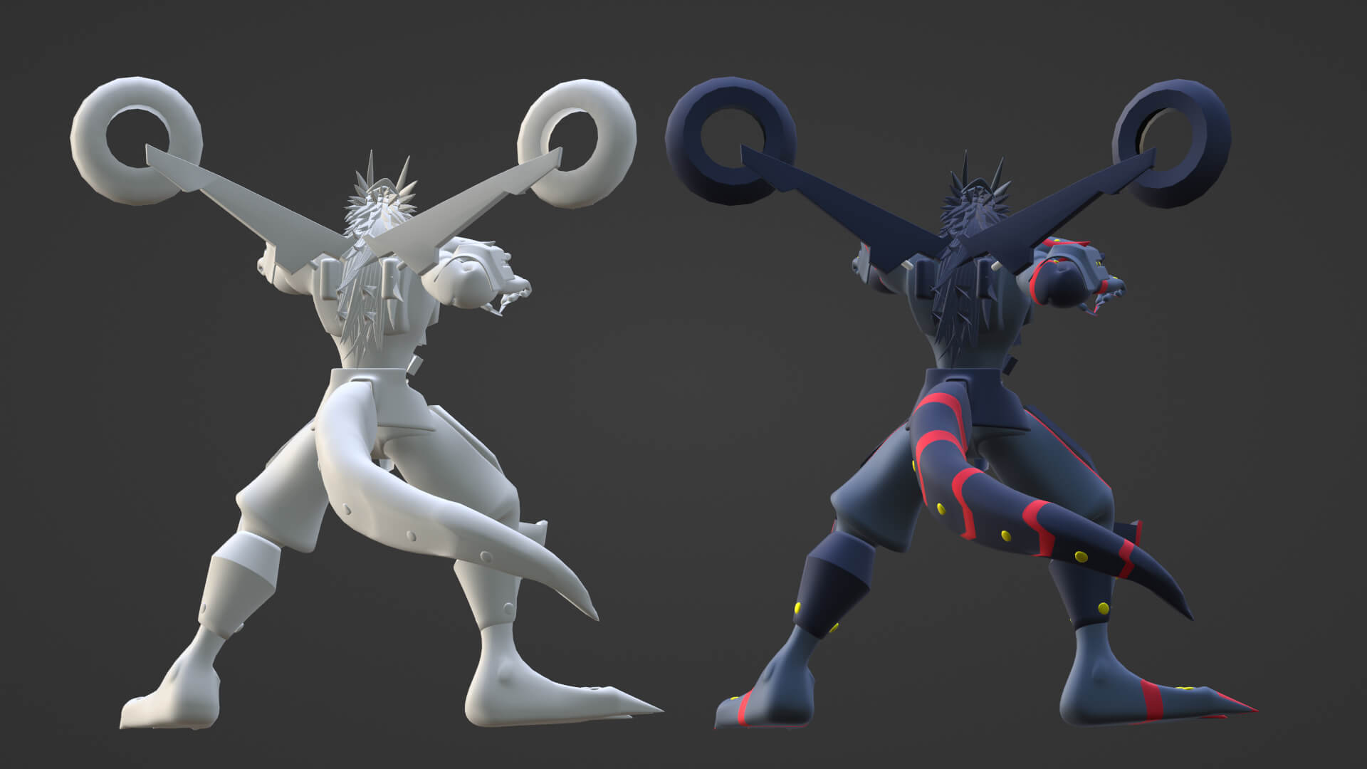 Gabumon Bond of Friendship - Digimon Last Evolution 3D Model by Summerforce