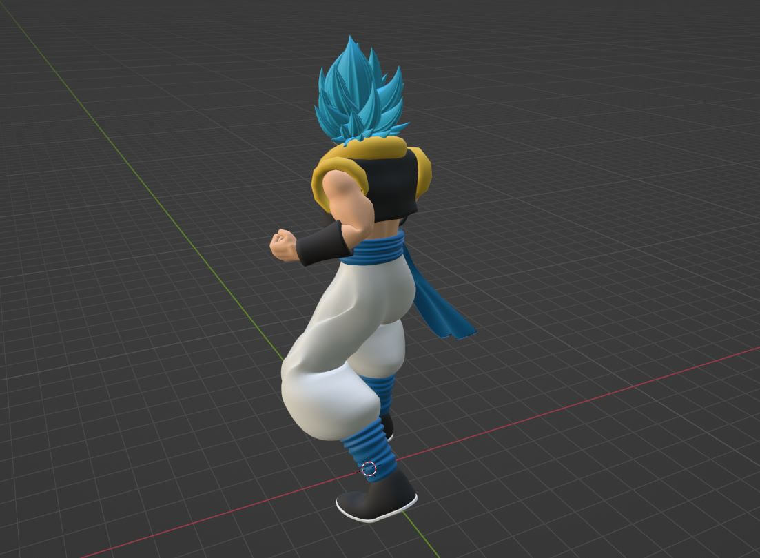 Gogeta - Dragonball Super 3D Model by Summerforce