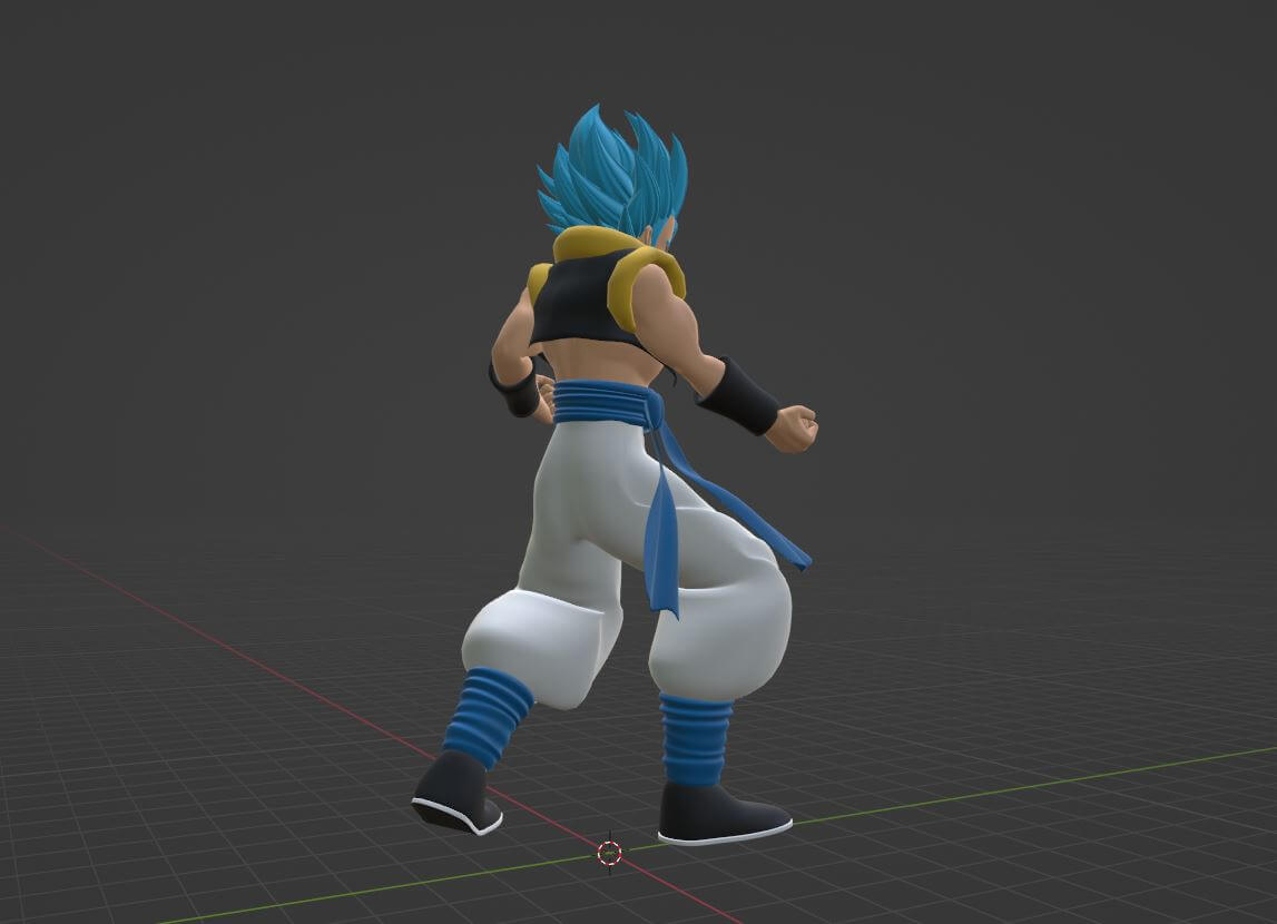 Gogeta - Dragonball Super 3D Model by Summerforce