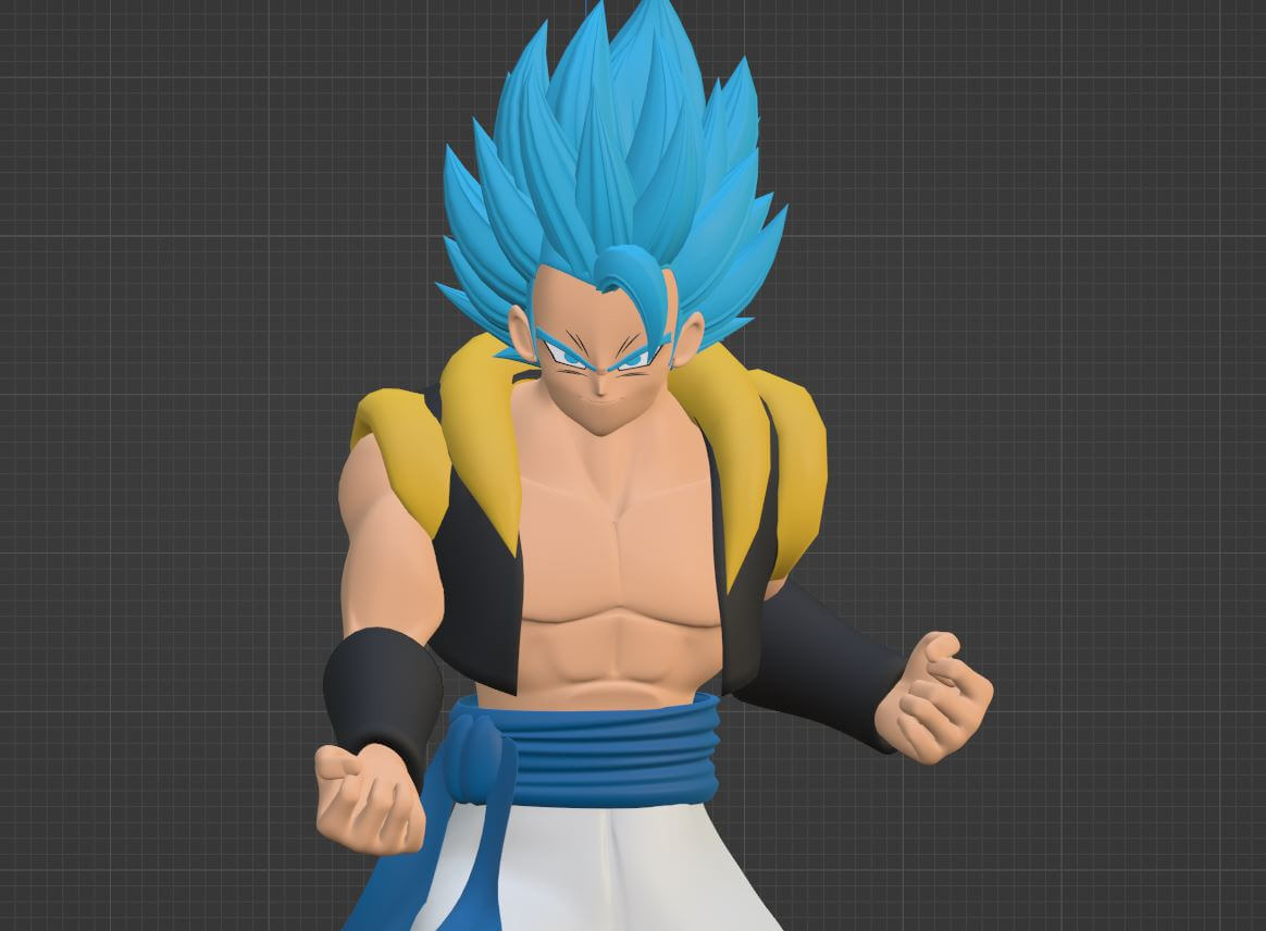 Gogeta - Dragonball Super 3D Model by Summerforce