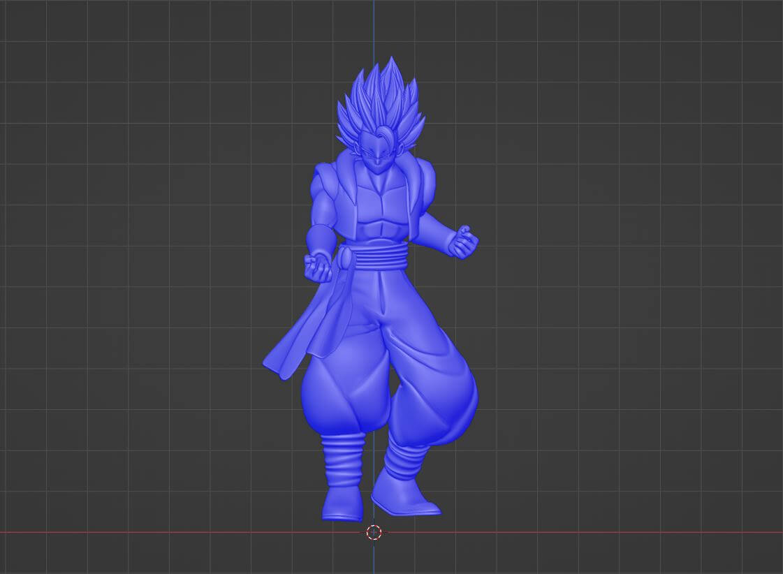Gogeta - Dragonball Super 3D Model by Summerforce