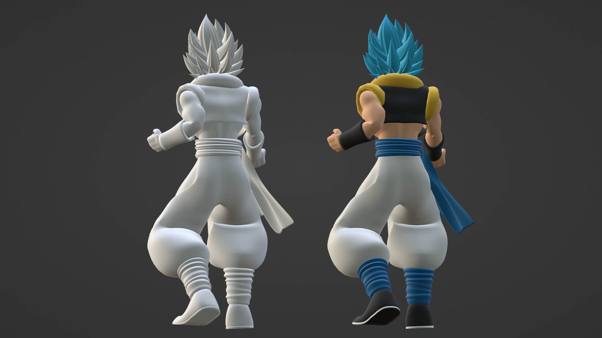 Gogeta - Dragonball Super 3D Model by Summerforce