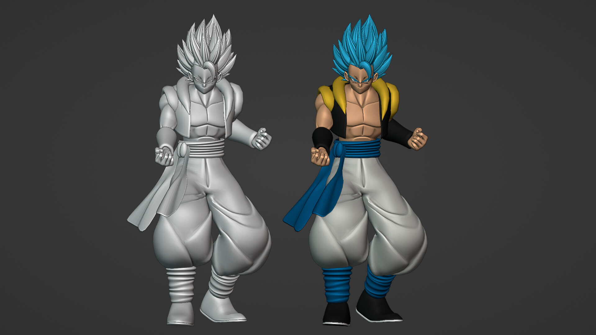 Gogeta - Dragonball Super 3D Model by Summerforce