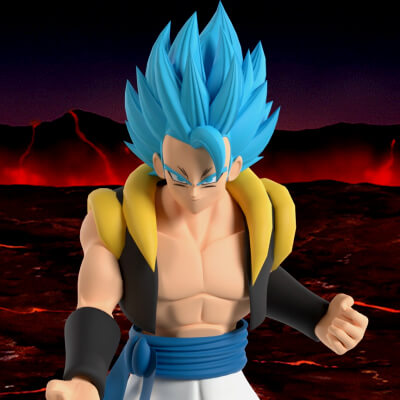 Gogeta - Dragonball Super 3D Model by Summerforce