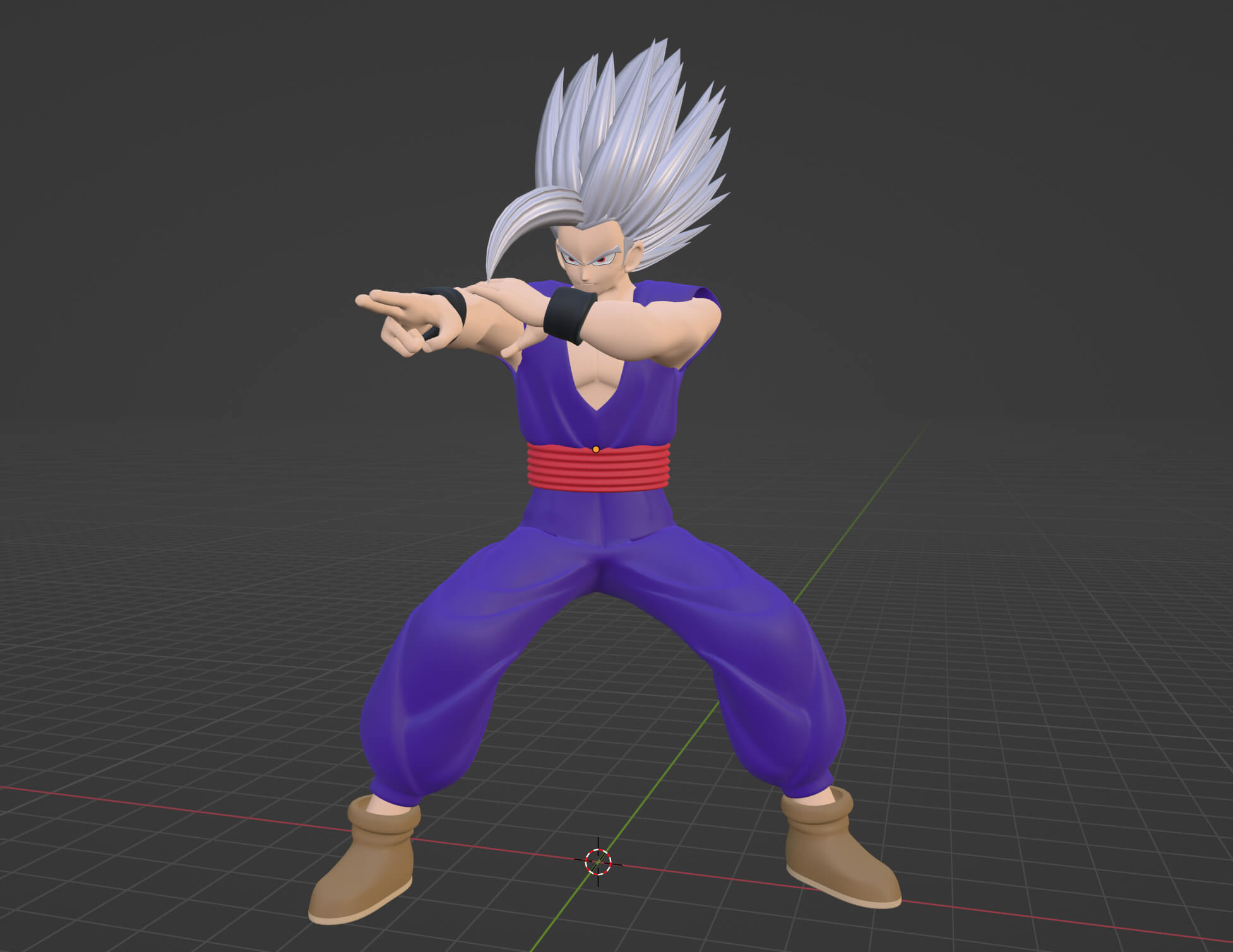 Gohan Beast - Dragon Ball Super 3D Model by Summerforce