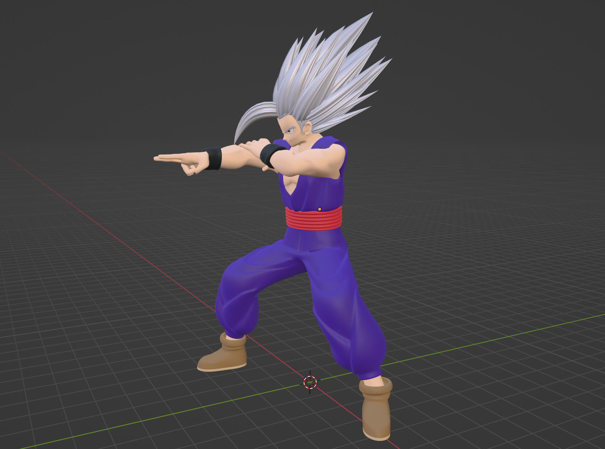 Gohan Beast - Dragon Ball Super 3D Model by Summerforce
