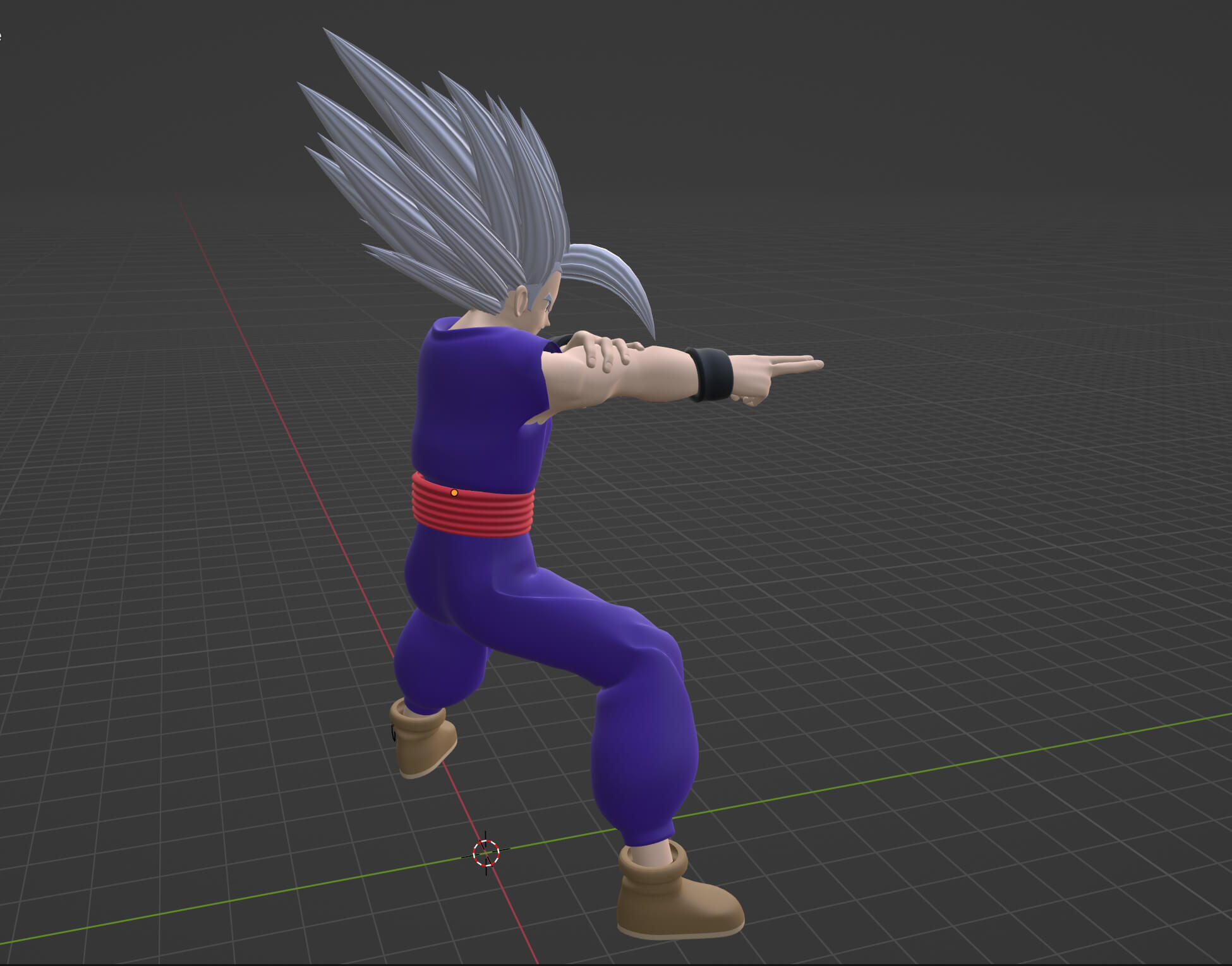 Gohan Beast - Dragon Ball Super 3D Model by Summerforce