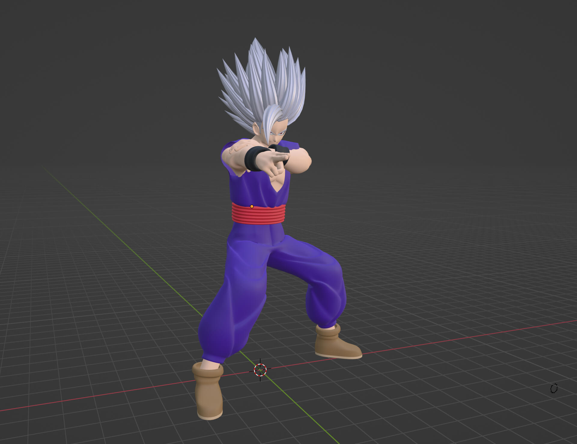 Gohan Beast - Dragon Ball Super 3D Model by Summerforce