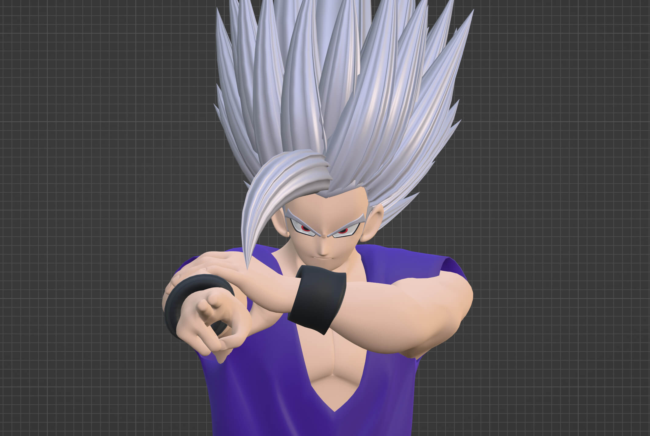 Gohan Beast - Dragon Ball Super 3D Model by Summerforce