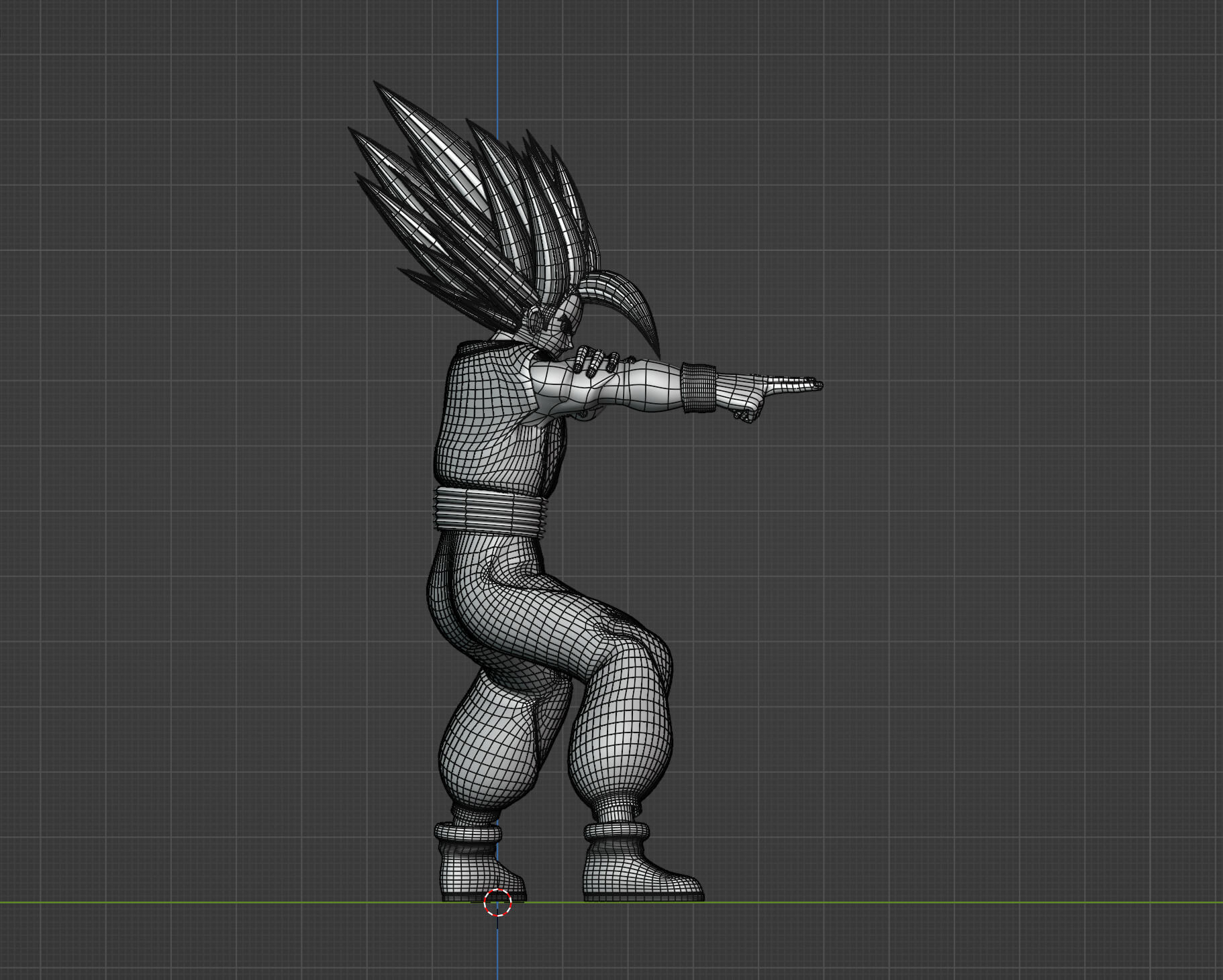 Gohan Beast - Dragon Ball Super 3D Model by Summerforce