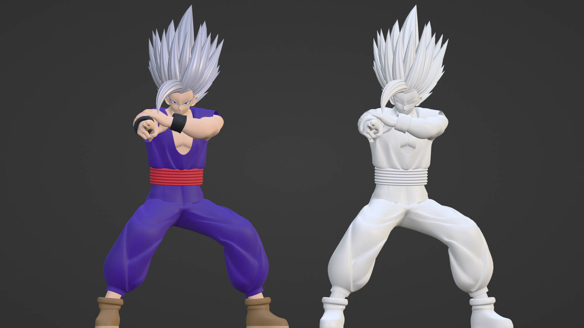 Gohan Beast - Dragon Ball Super 3D Model by Summerforce