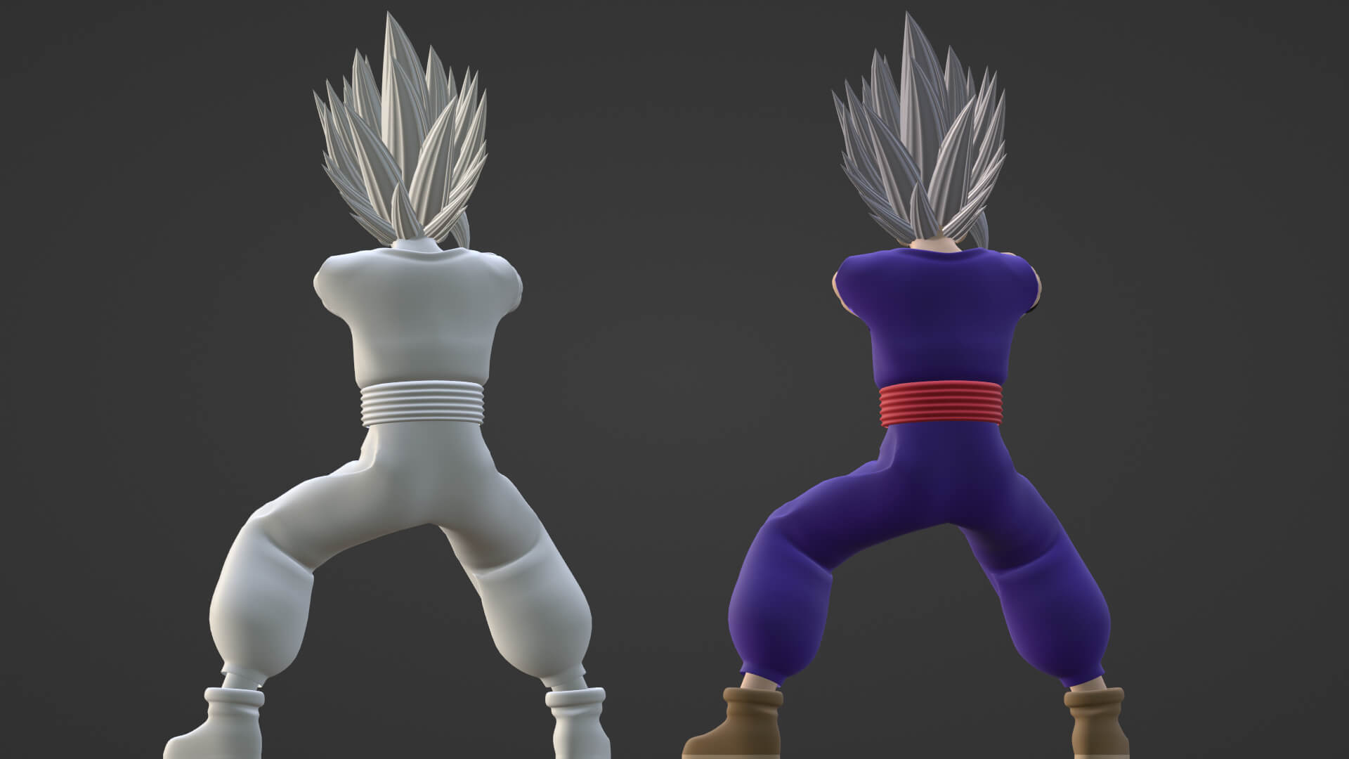 Gohan Beast - Dragon Ball Super 3D Model by Summerforce