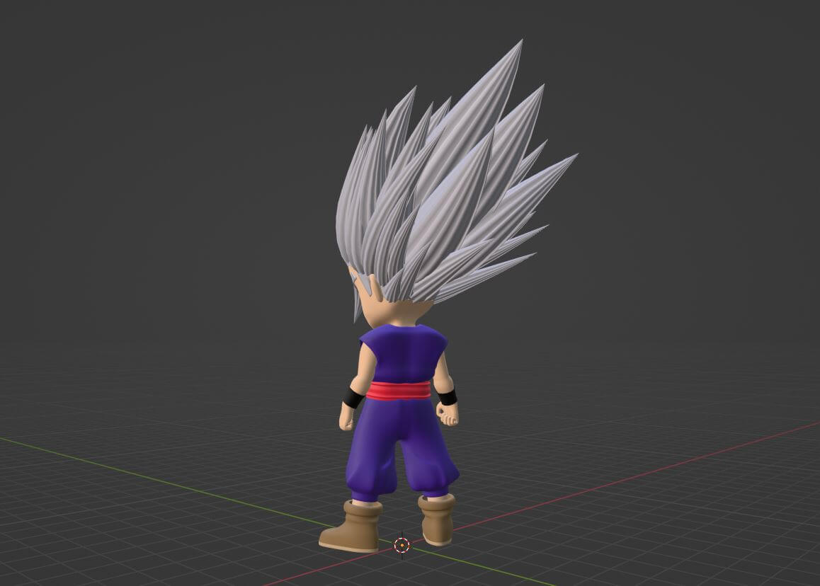 Gohan Beast SD - Dragonball Super 3D Model by Summerforce