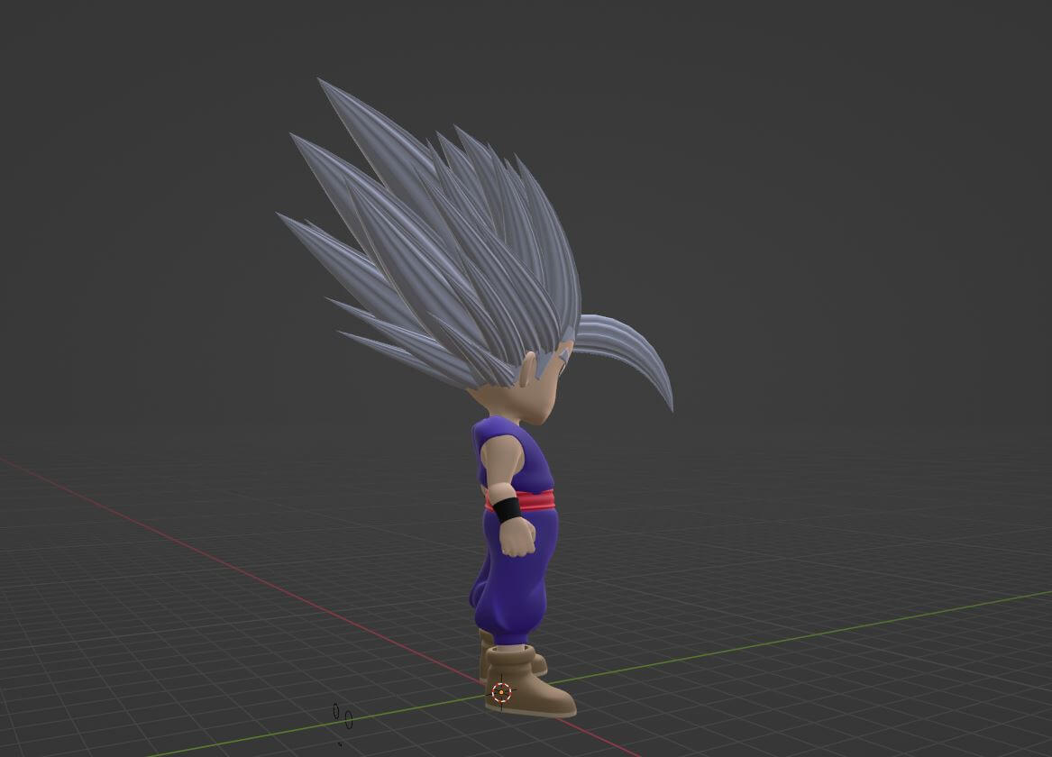 Gohan Beast SD - Dragonball Super 3D Model by Summerforce