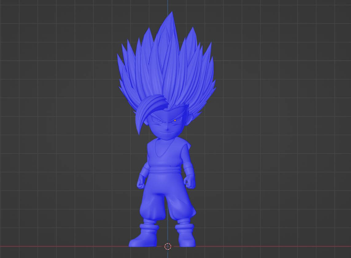 Gohan Beast SD - Dragonball Super 3D Model by Summerforce