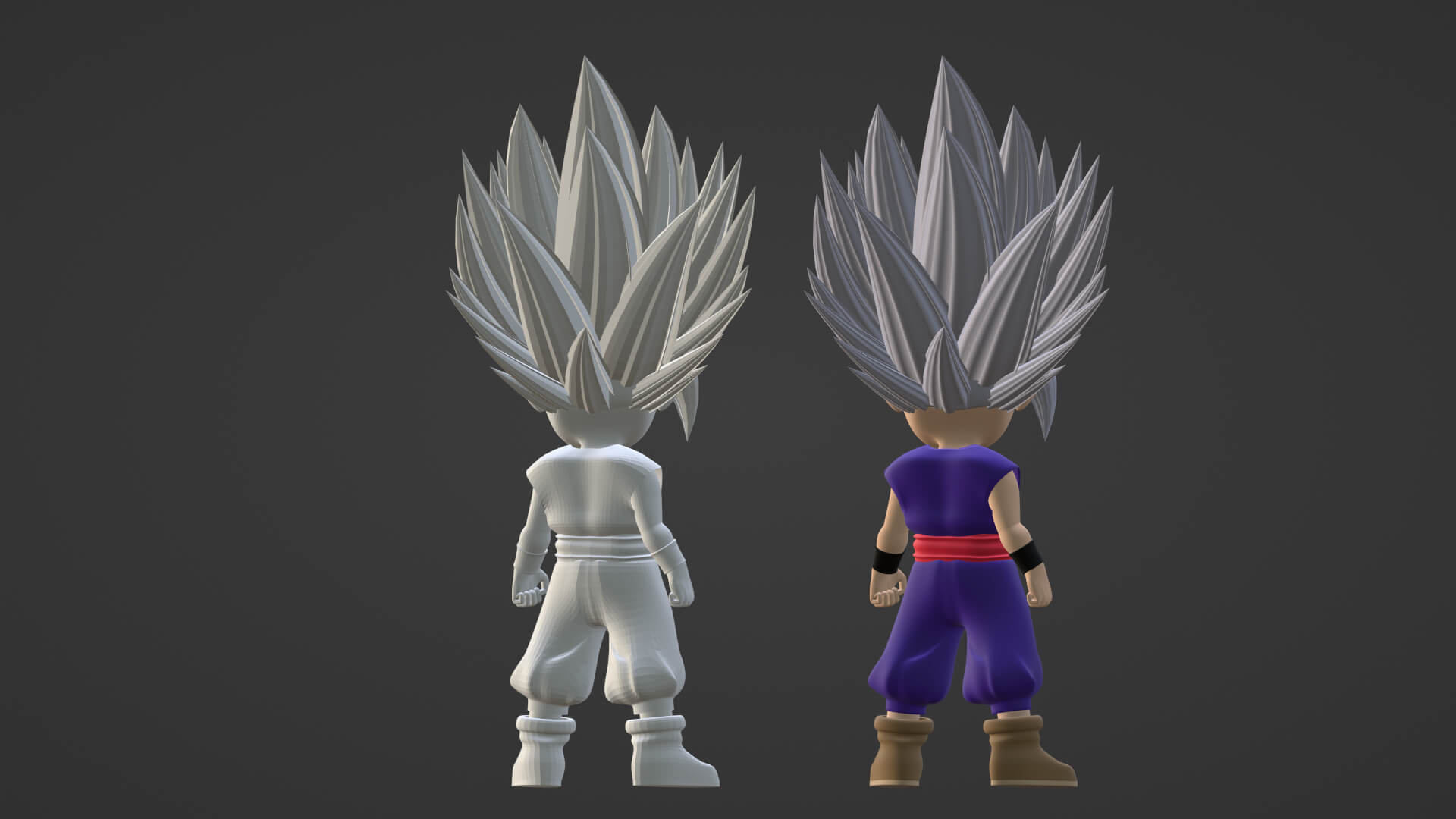 Gohan Beast SD - Dragonball Super 3D Model by Summerforce