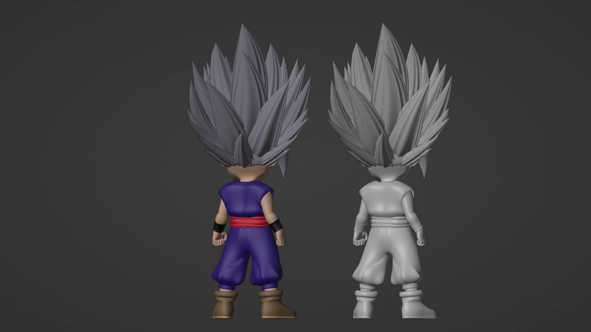 Gohan Beast SD - Dragonball Super 3D Model by Summerforce