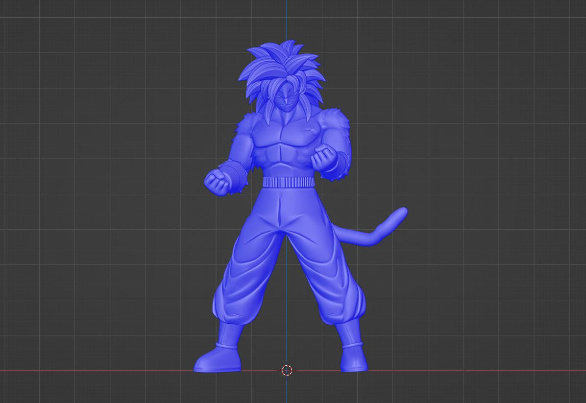 Goku Super Saiyan 4 - Dragonball Daima 3D Model by Summerforce