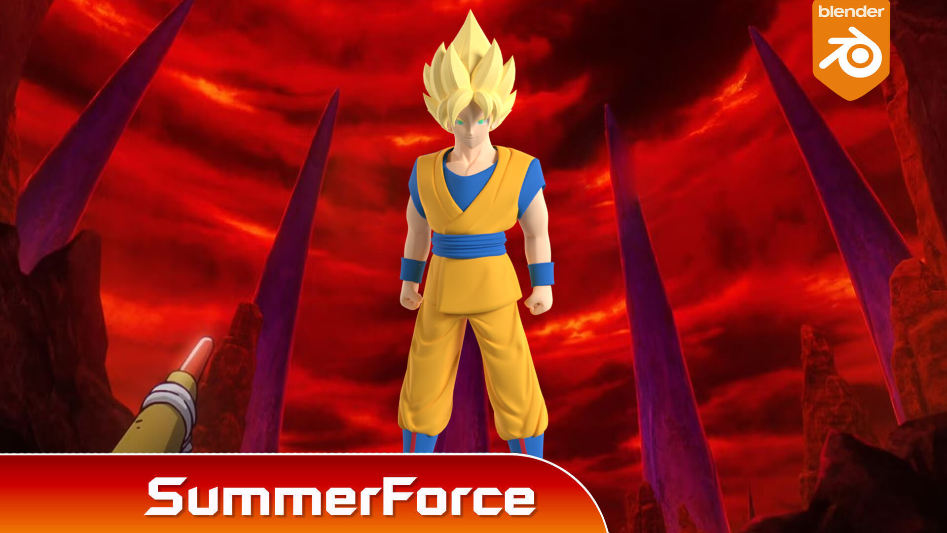 Goku Super Saiyan - Dragonball Daima 3D Model by Summerforce
