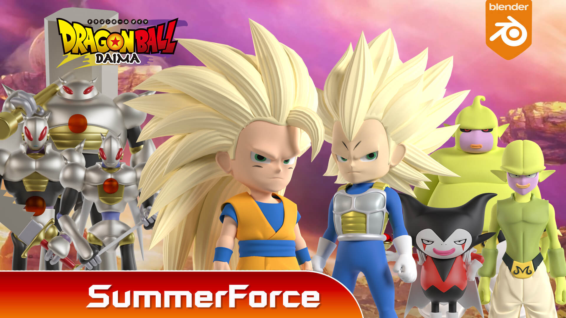 Goku Super Saiyan - Dragonball Daima 3D Model by Summerforce