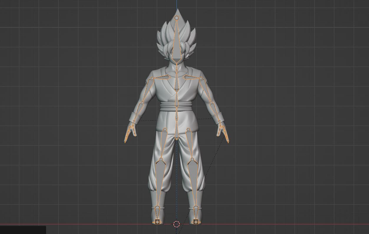 Goku Super Saiyan - Dragonball Daima 3D Model by Summerforce