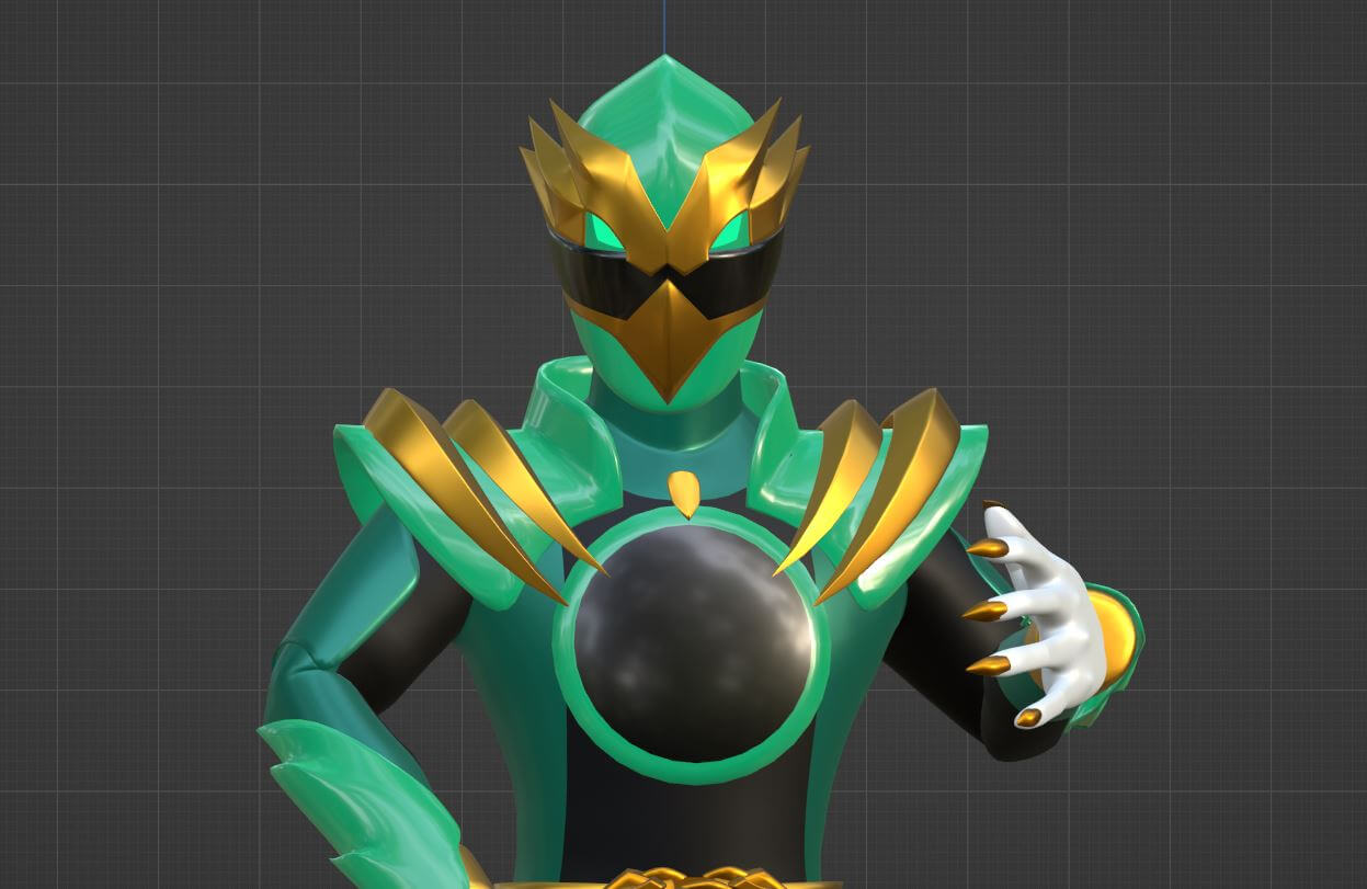 Gozyueagle - NO1 Sentai Gozyuger 3D Model by Summerforce