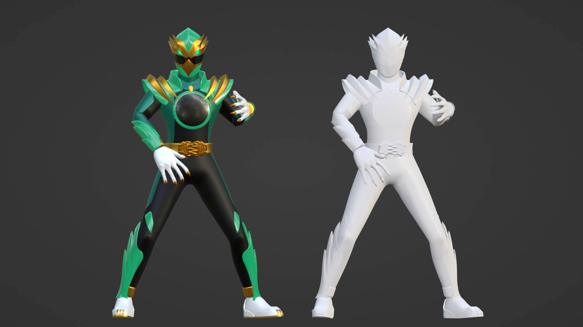 Gozyueagle - NO1 Sentai Gozyuger 3D Model by Summerforce