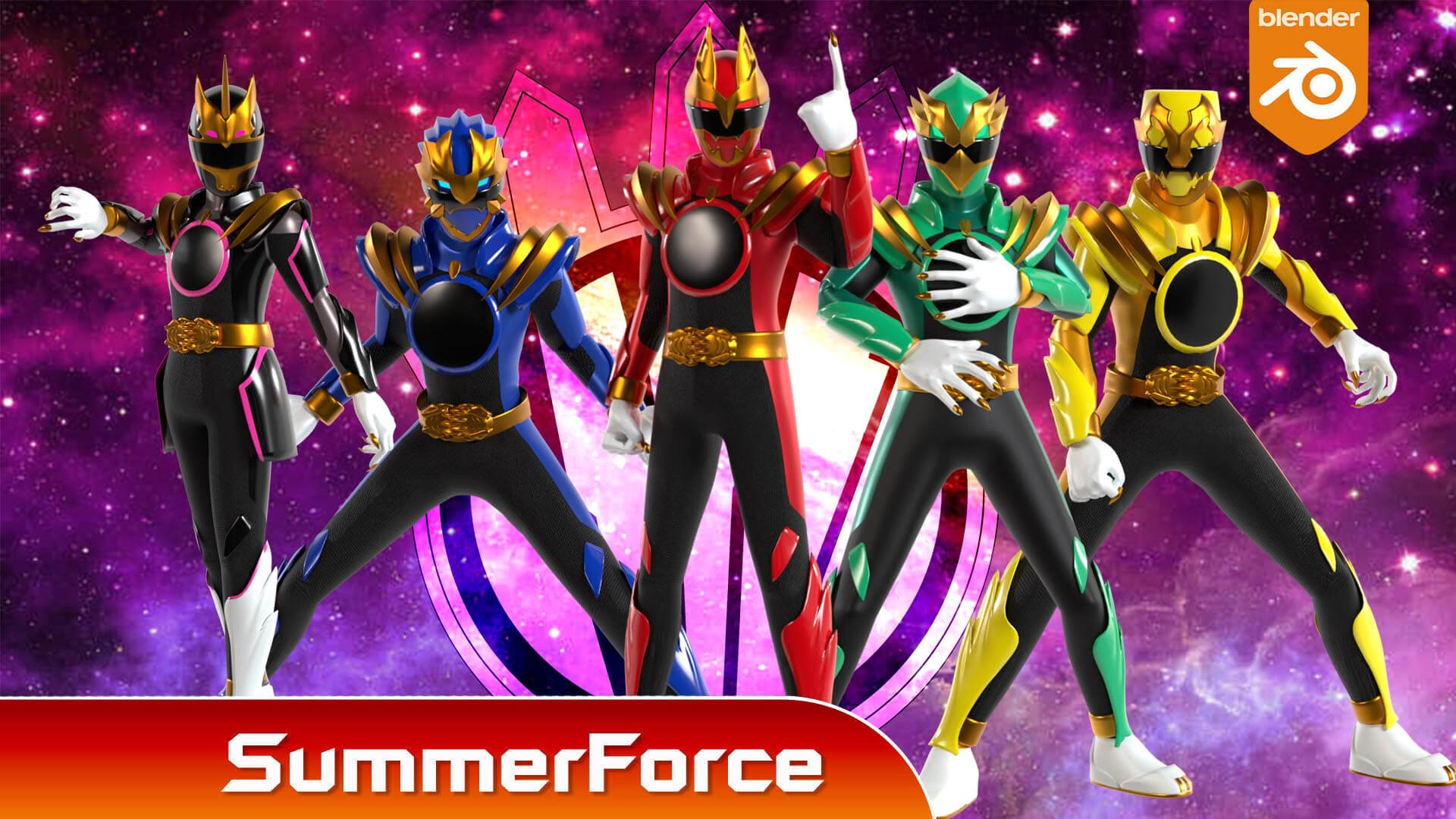 Gozyuleon - NO1 Sentai Gozyuger 3D Model by Summerforce