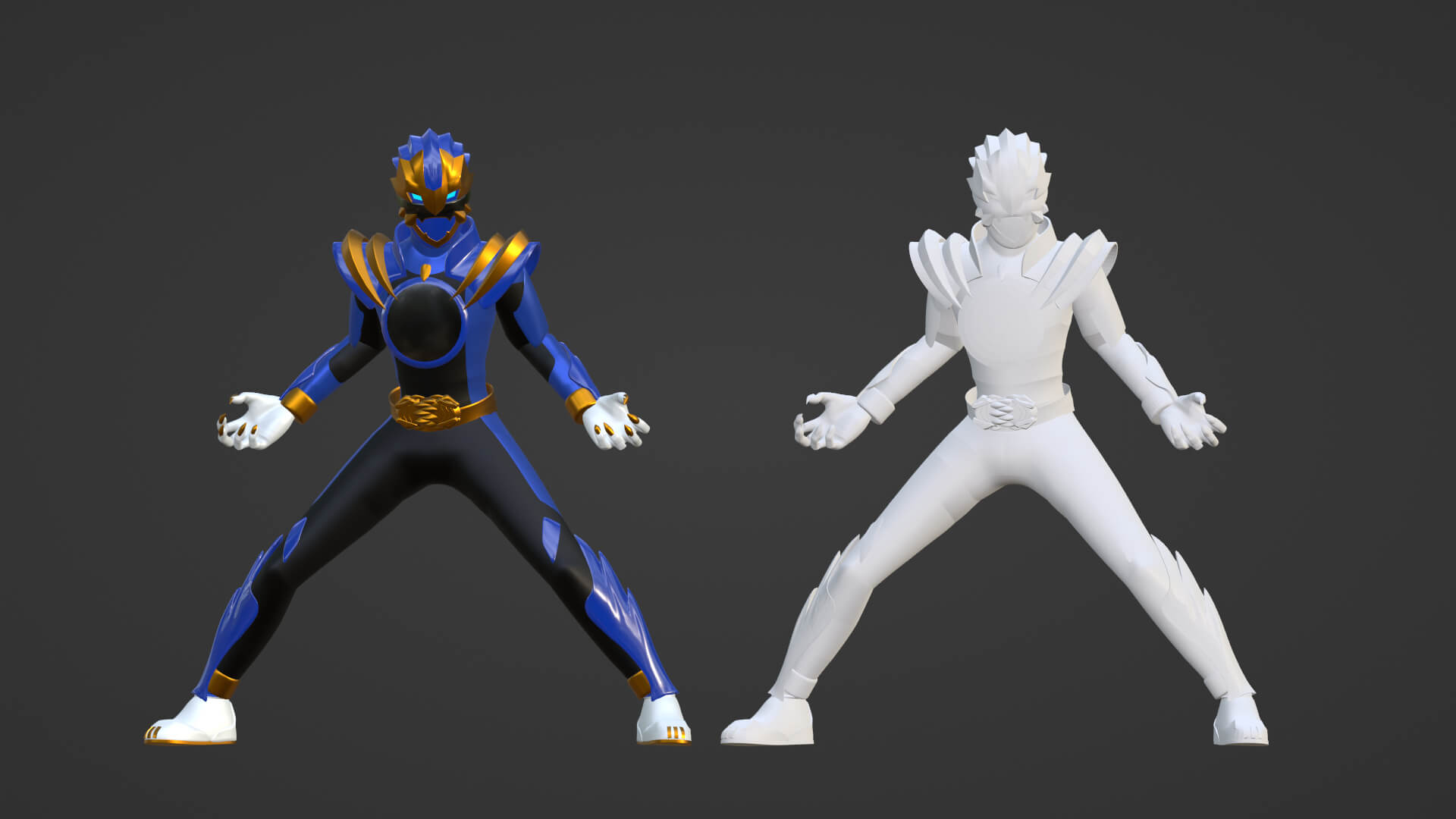 Gozyuleon - NO1 Sentai Gozyuger 3D Model by Summerforce
