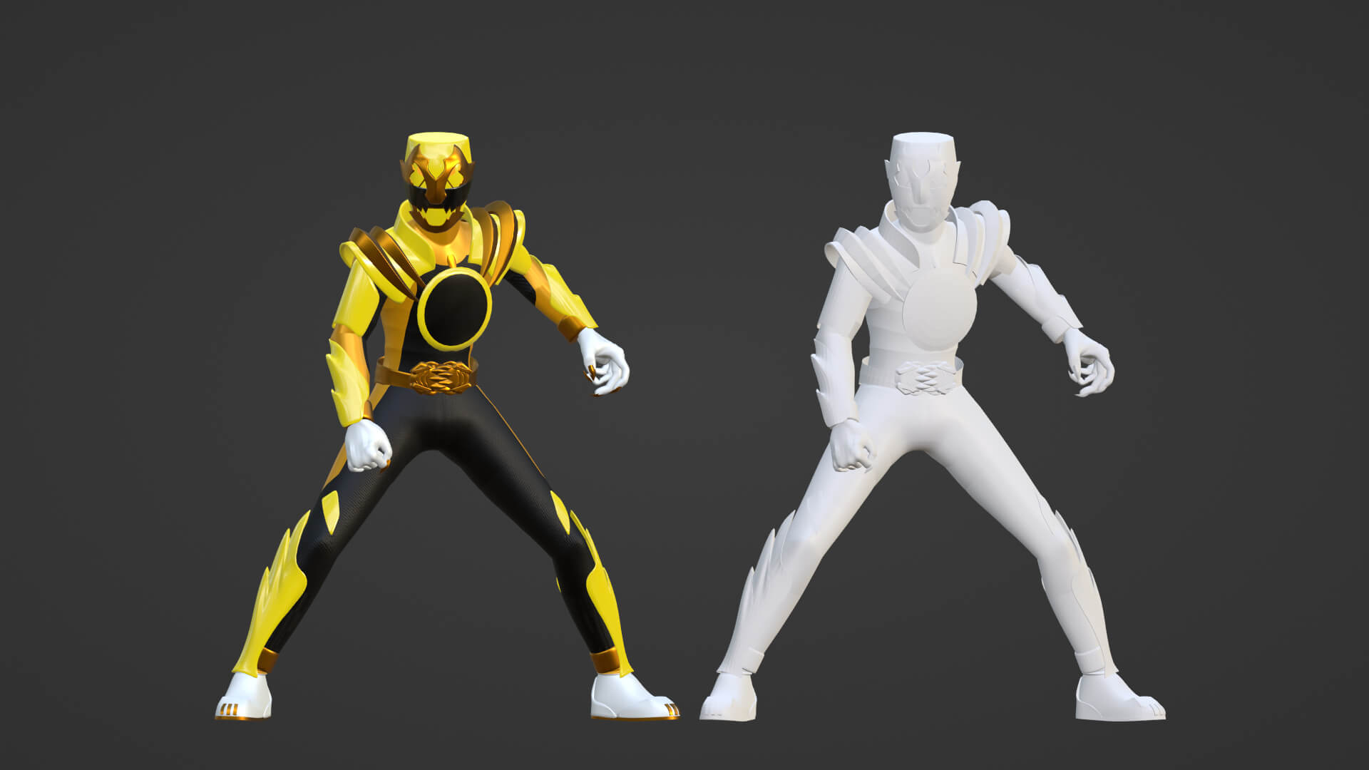 Gozyutyranno - NO1 Sentai Gozyuger 3D Model by Summerforce