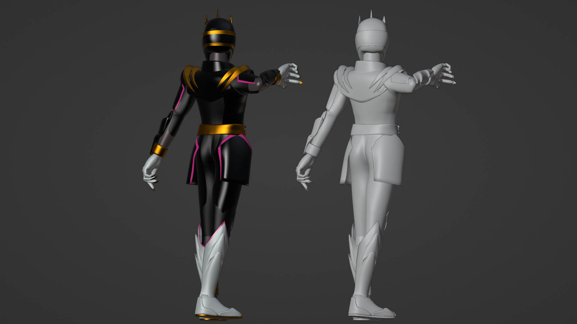 Gozyuunicorn - NO1 Sentai Gozyuger 3D Model by Summerforce