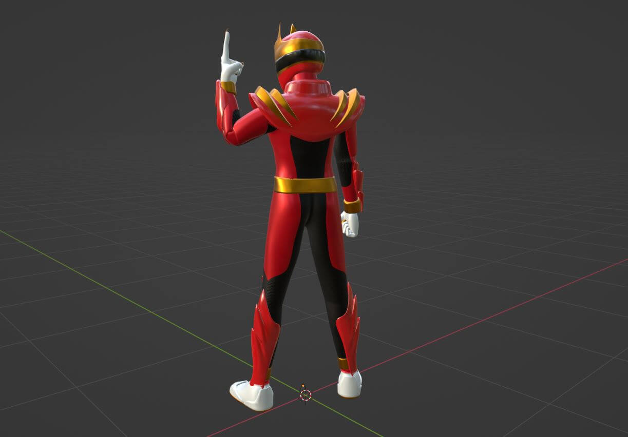 Gozyuwolf - NO1 Sentai Gozyuger 3D Model by Summerforce