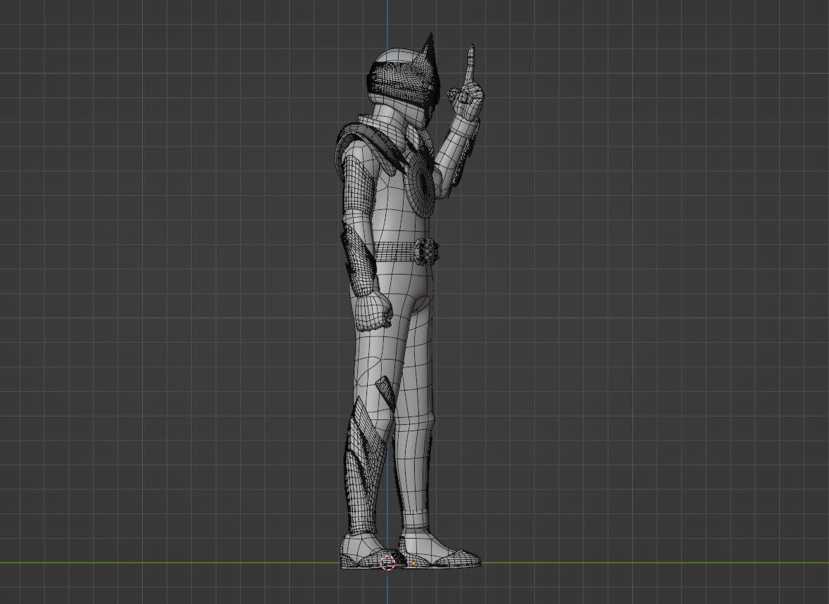 Gozyuwolf - NO1 Sentai Gozyuger 3D Model by Summerforce